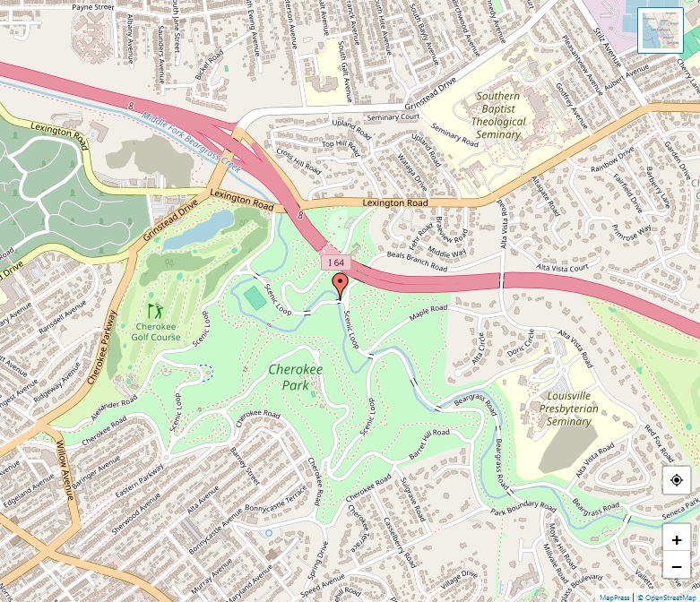 Cherokee Park Louisville Map Fodo Doto — Cherokee Park Louisville,