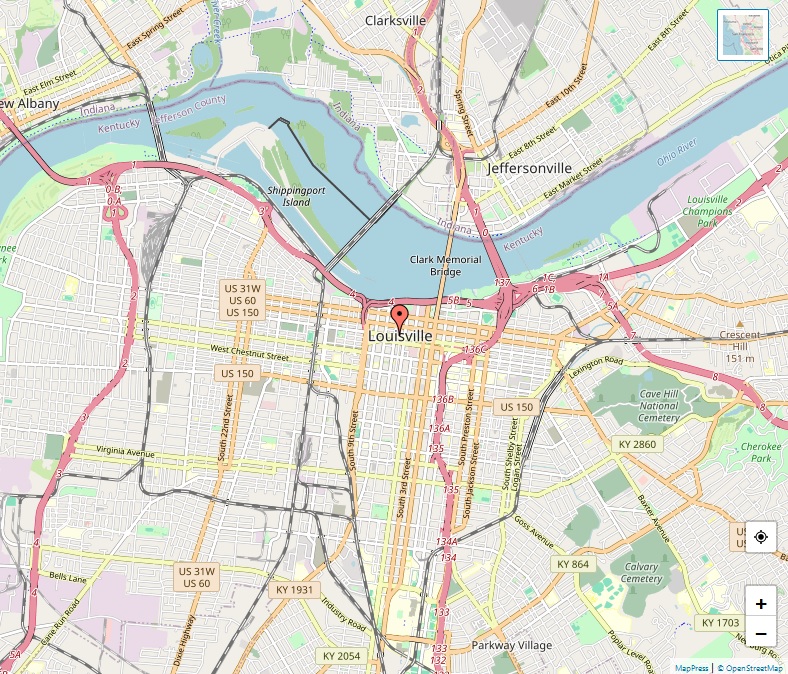 Mapa Del Parque Costero De Louisville Guía De Parques En Louisville,